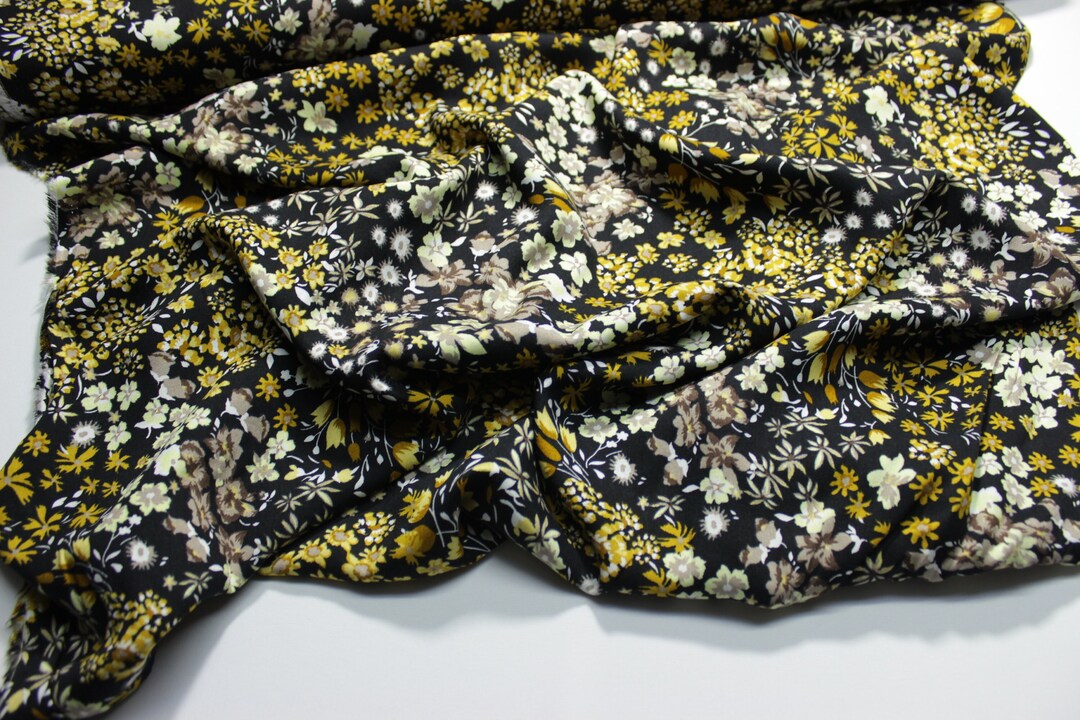 Viscose Fabric With Eye-catching, Floral Design Patterns and Free ...