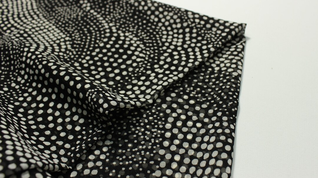 Spotted Chiffon Fabric Elegant, Soft and Sheer for Dresses, Scarves ...