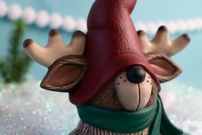 Reggie the Rustic Reindeer | Woodland Christmas Deer | Holiday Reindeer ...