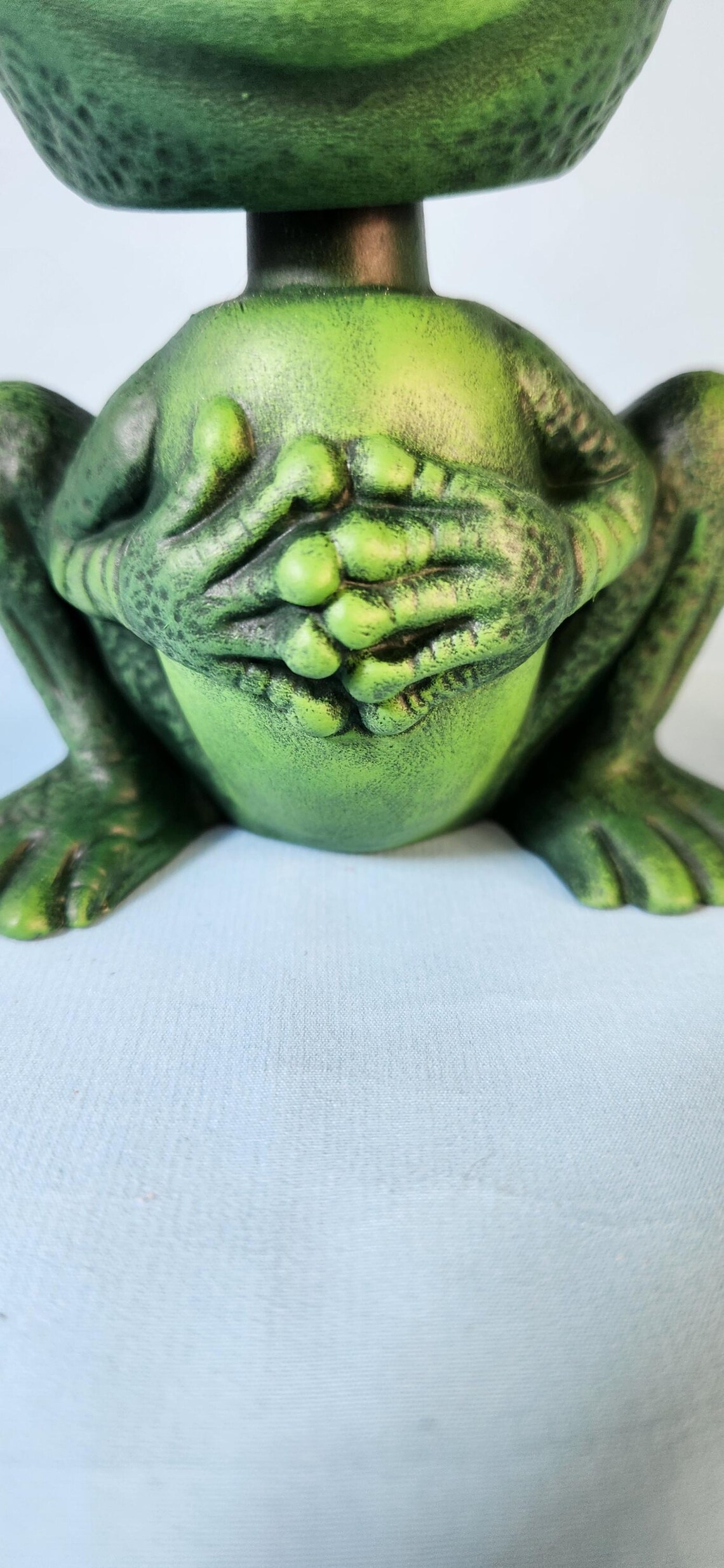 Ceramic Bobblehead Frog: Cute Collectible Nodder, Woodland Nursery ...