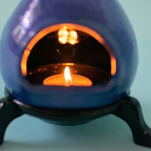 Rustic Ceramic Chiminea: Boho Candle & Incense Holder for Garden, Patio ...