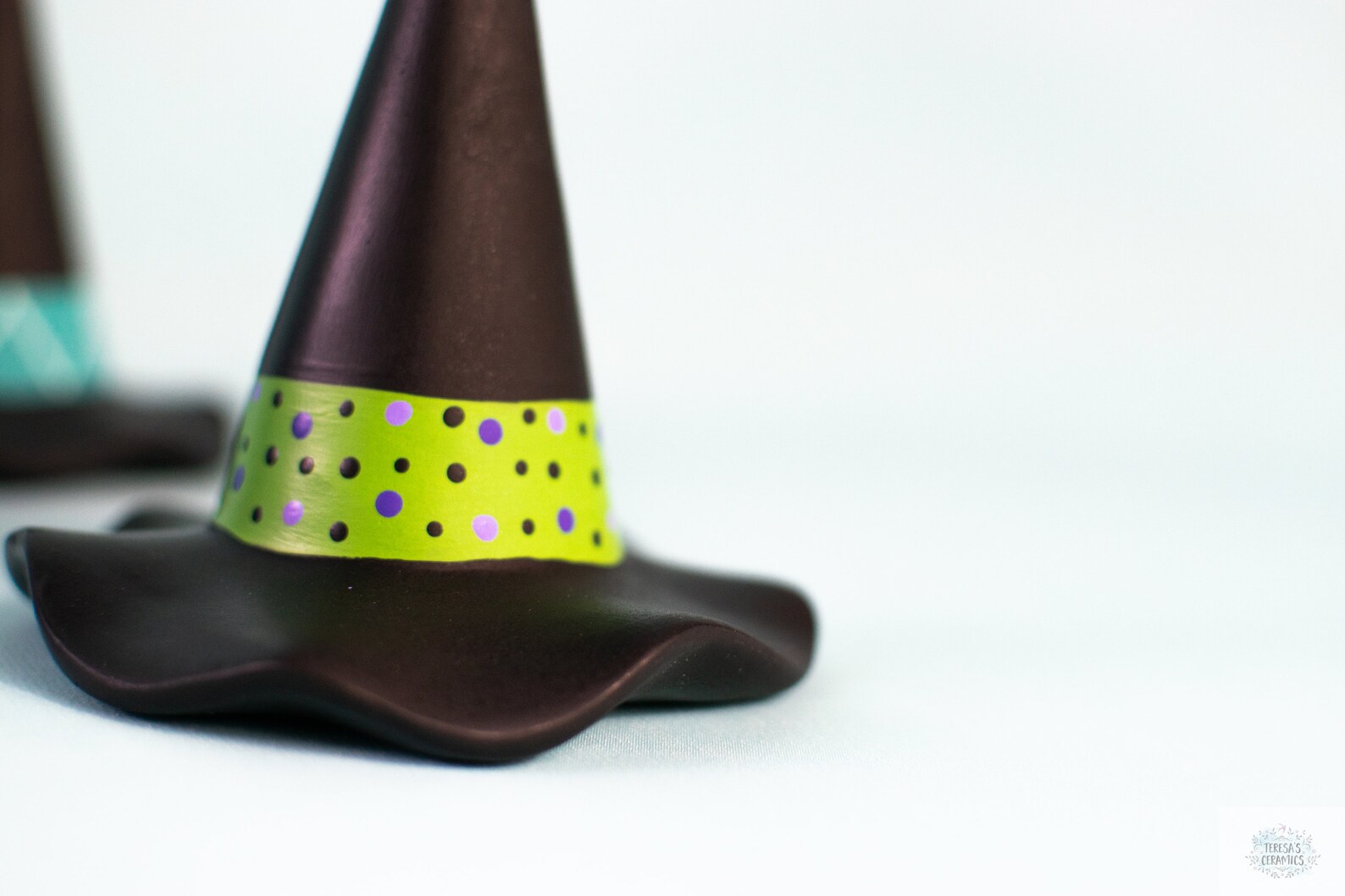 Mini Witches Hats | Halloween Witches Hats | Ceramic Witches Hats | Set ...