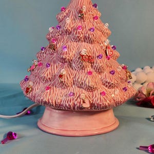 Valentine Charm Tree | Pink Tabletop Tree With Valentine Charms ...
