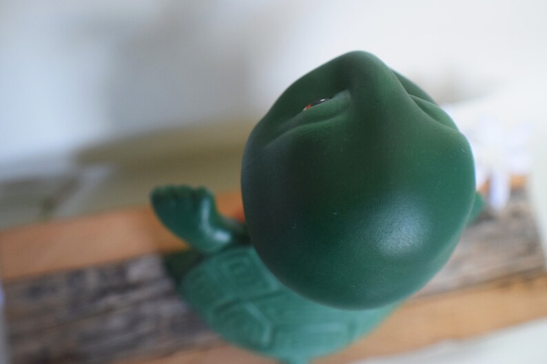 Bobble Head Turtle Ceramic Bobble Head Hand Painted Decor | Etsy