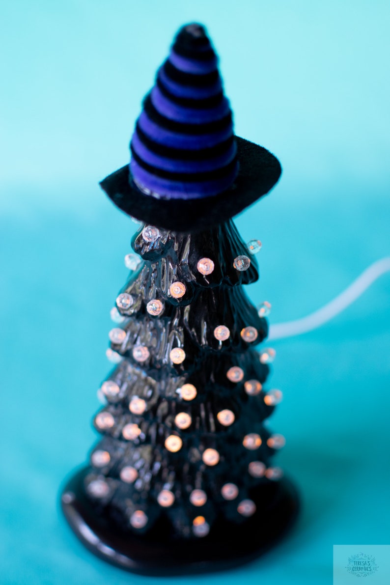 Mini Gothic Tree Halloween Witch Tree Black Holiday Decor - Etsy