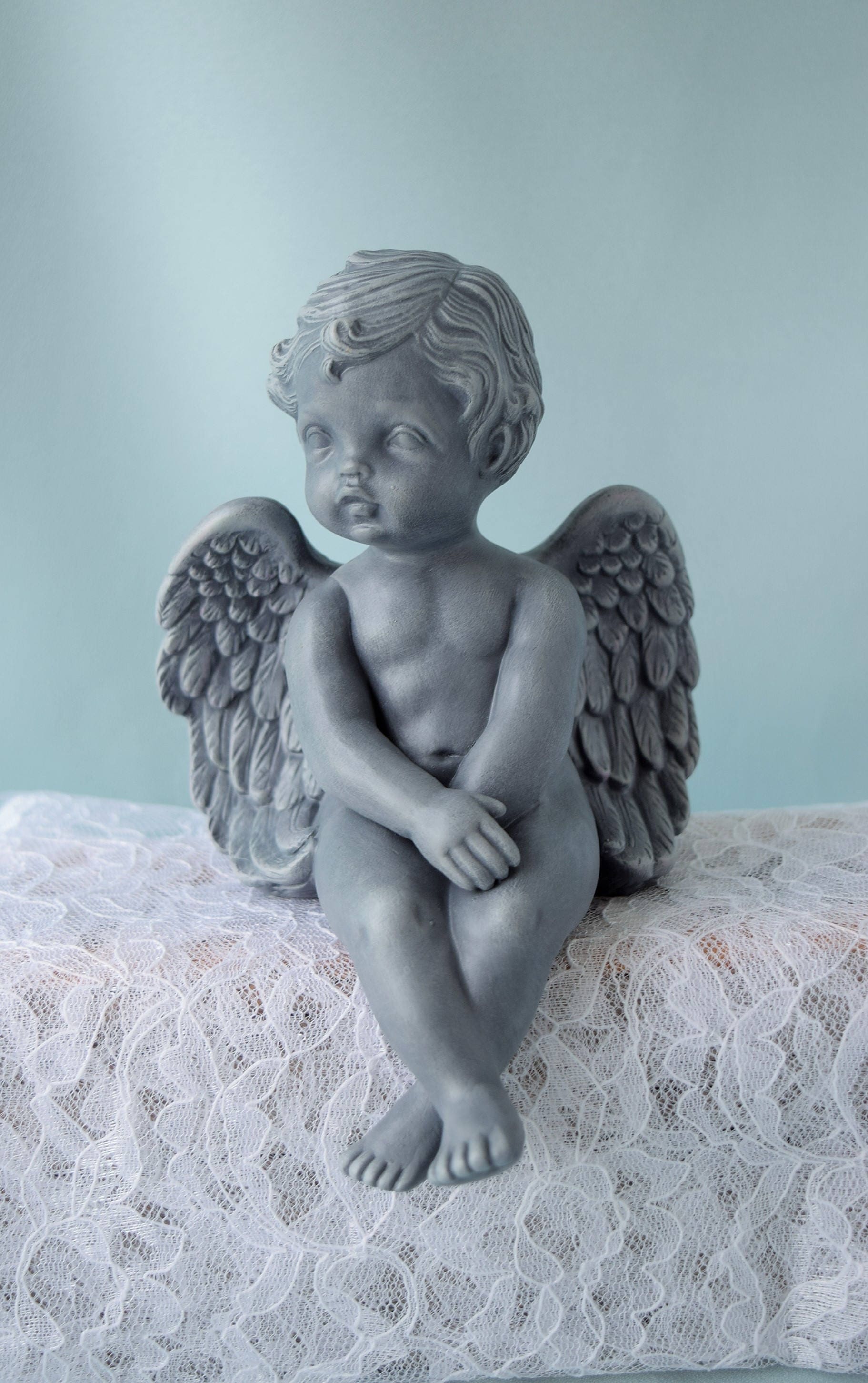 Cherub Statue Valentines Decor Valentines Day Gift for Her | Etsy