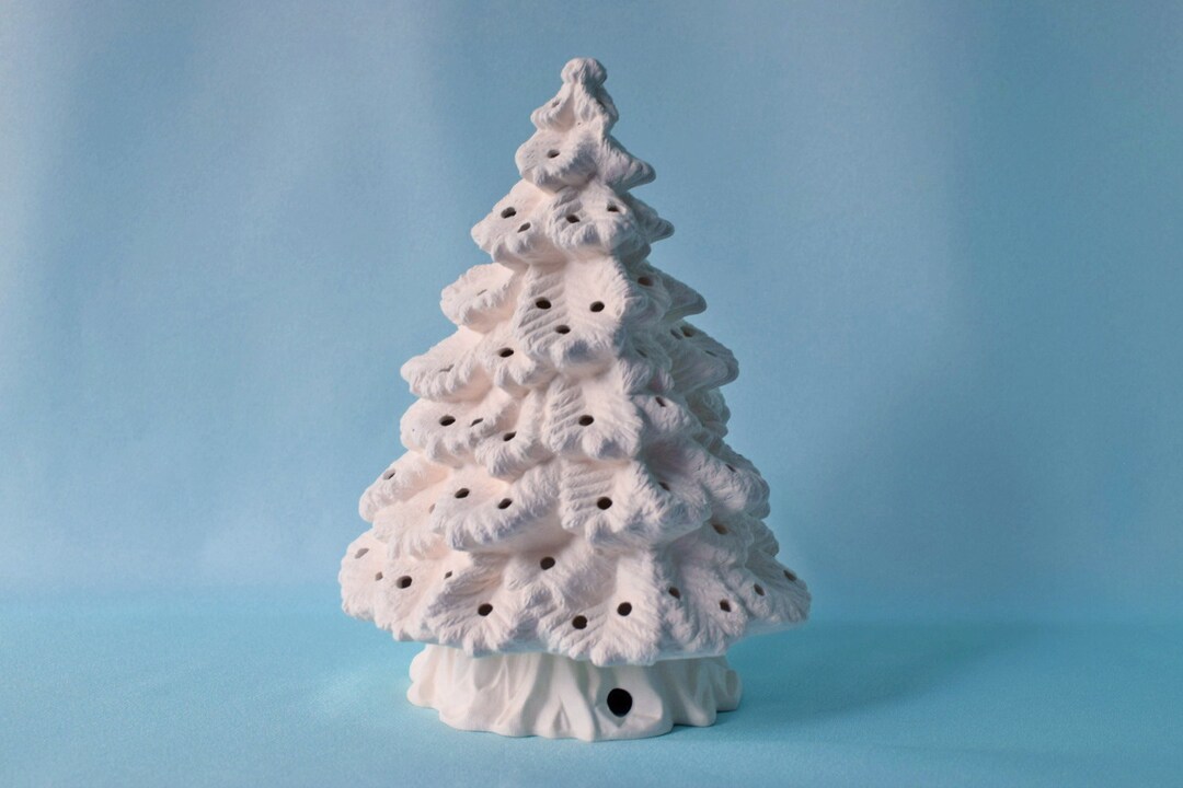 DIY Ceramic Christmas Tree | Small Bisque Tree | Ceramic Fur Tree - Etsy