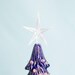 Large Ceramic Tree | Gemstone Blue Christmas Tree | Sapphire Blue Pine ...