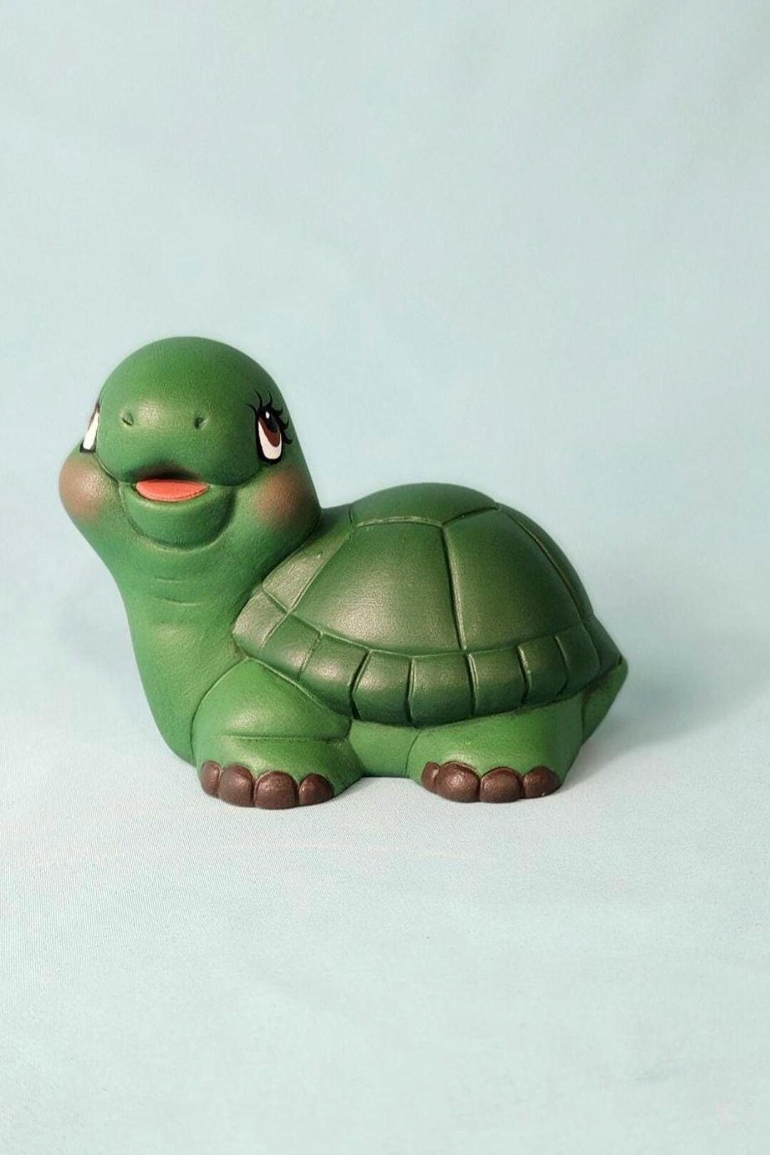 Cute Ceramic Turtle | Yard Turtle | Woodland Ceramics - Etsy