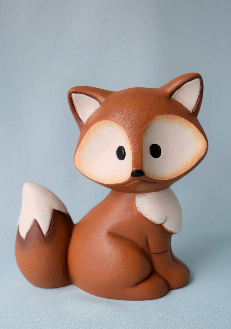 Ceramic Fox for Fox Sake Fox Home Decor Fox Yard Art - Etsy