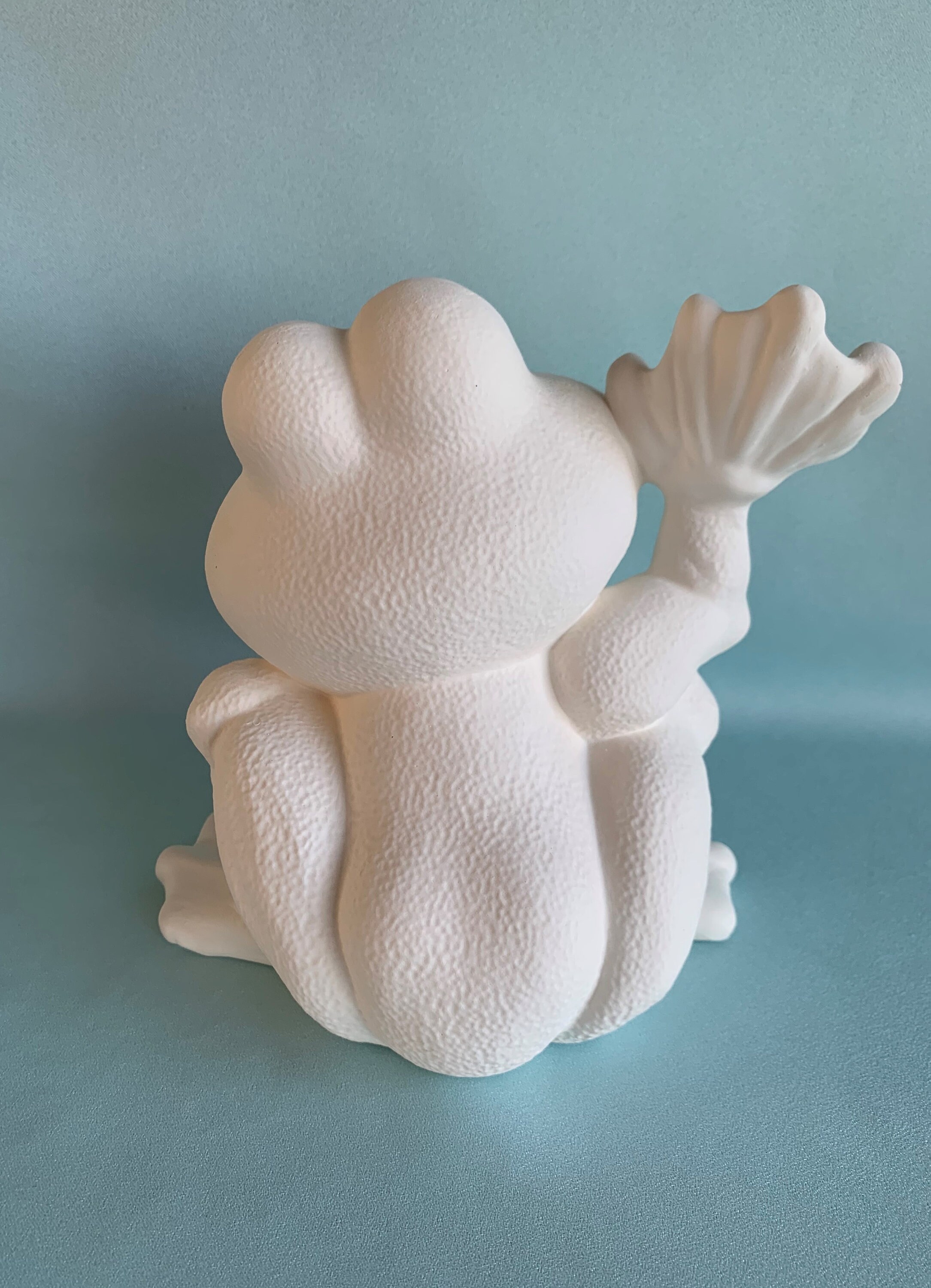 Ceramic Frog Statue Ready to Paint Bisque - Etsy