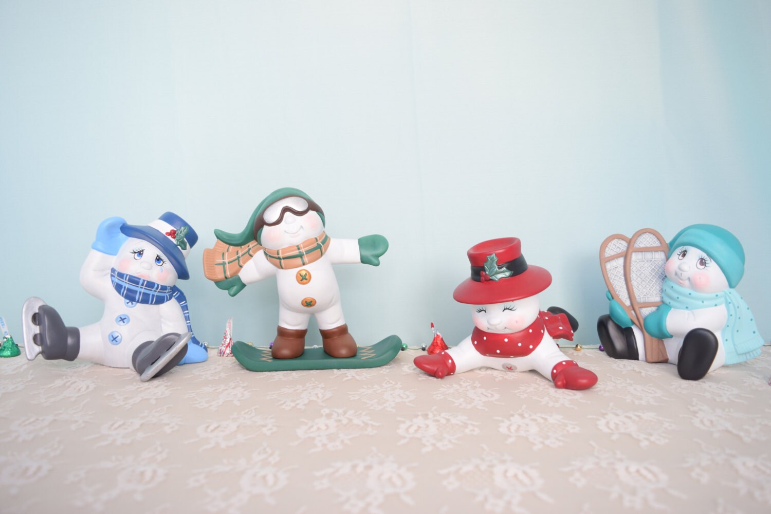 Snowboarding Snow Man | Etsy