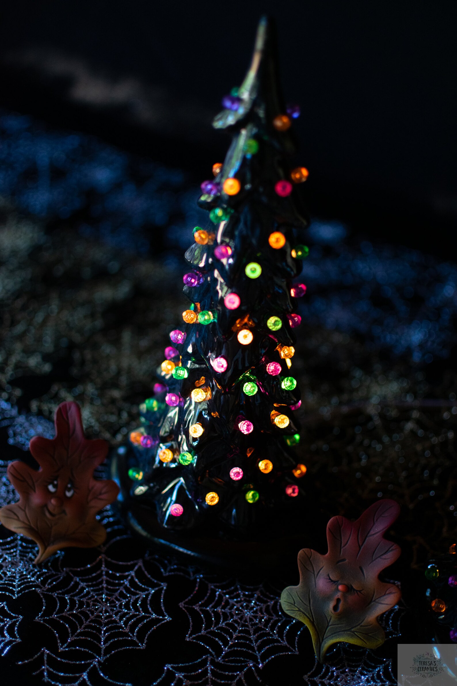 Spooky Halloween Tree Wispy Pine Light - Etsy