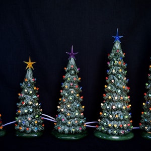 Slim Christmas Tree 16 Inches Tall - Vintage Christmas Décor ...