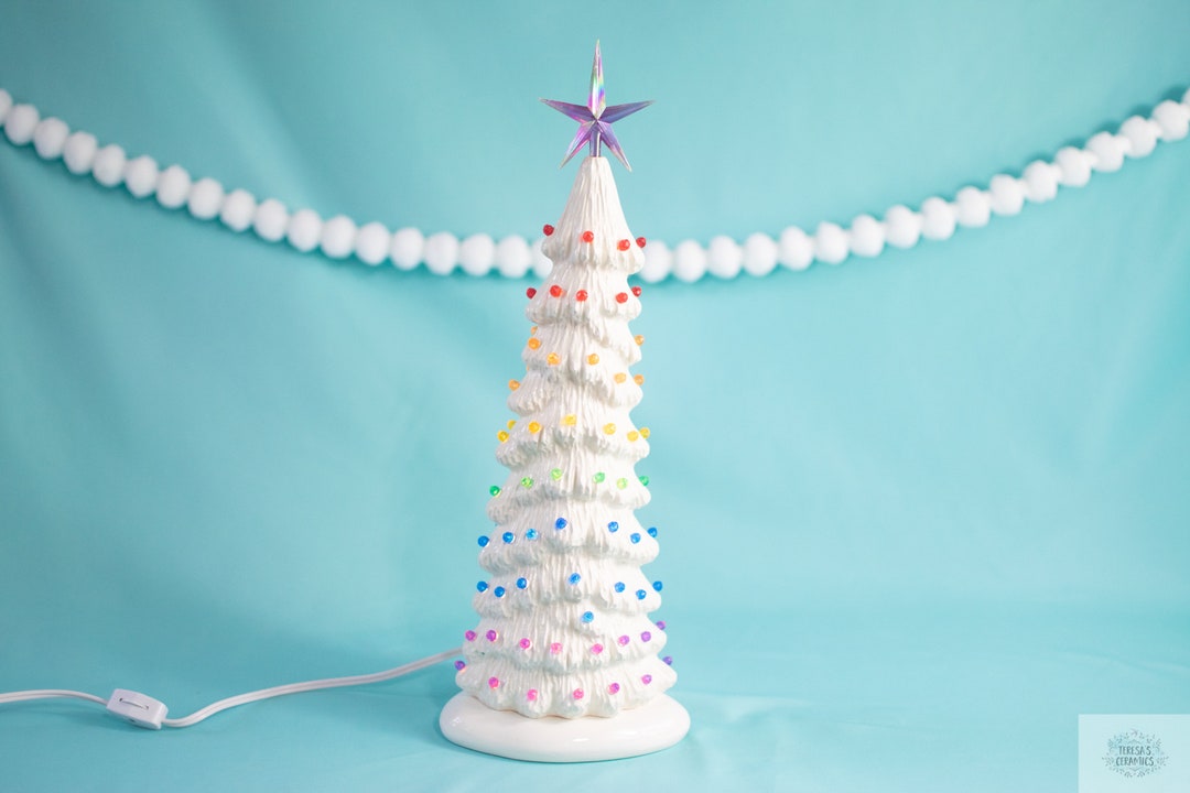 Rainbow Ceramic Tree | Pride LBGTQ Tree | Multicolored Ceramic Tree ...