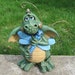 Silly Dragon Holding a Dragon Fly - Etsy