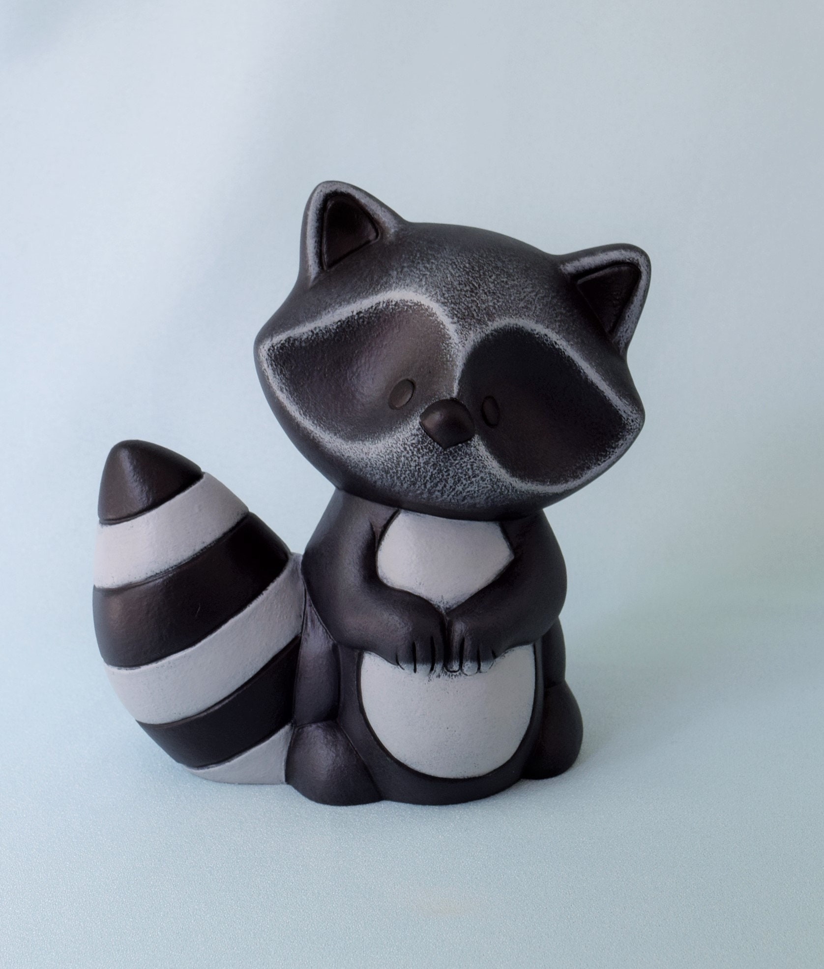 Set of Three Ceramic Woodland Animals Baby Owl Baby Fox | Etsy