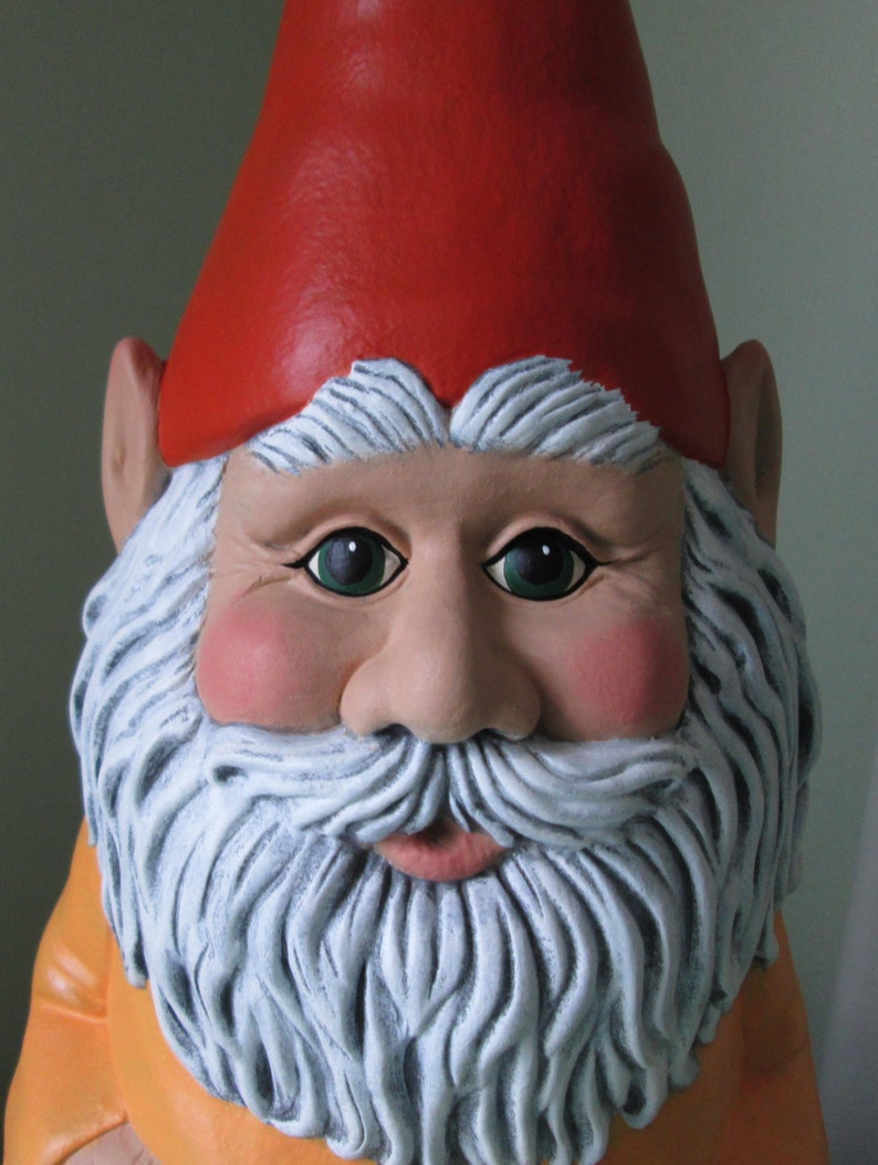 Garden Gnome Outdoor Statue Yard Art Garden Decor Ceramic - Etsy
