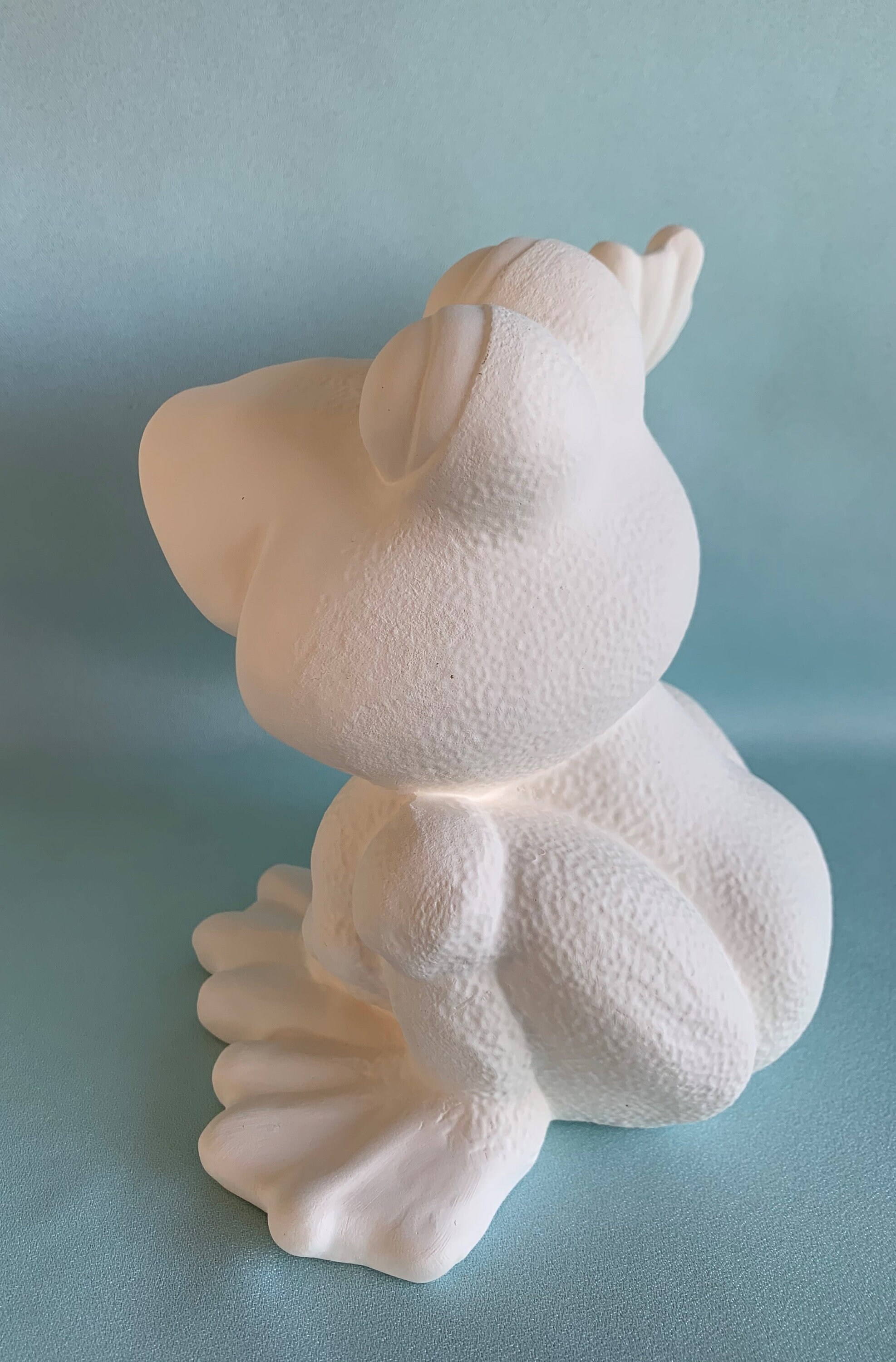 Ceramic Frog Statue Ready to Paint Bisque - Etsy