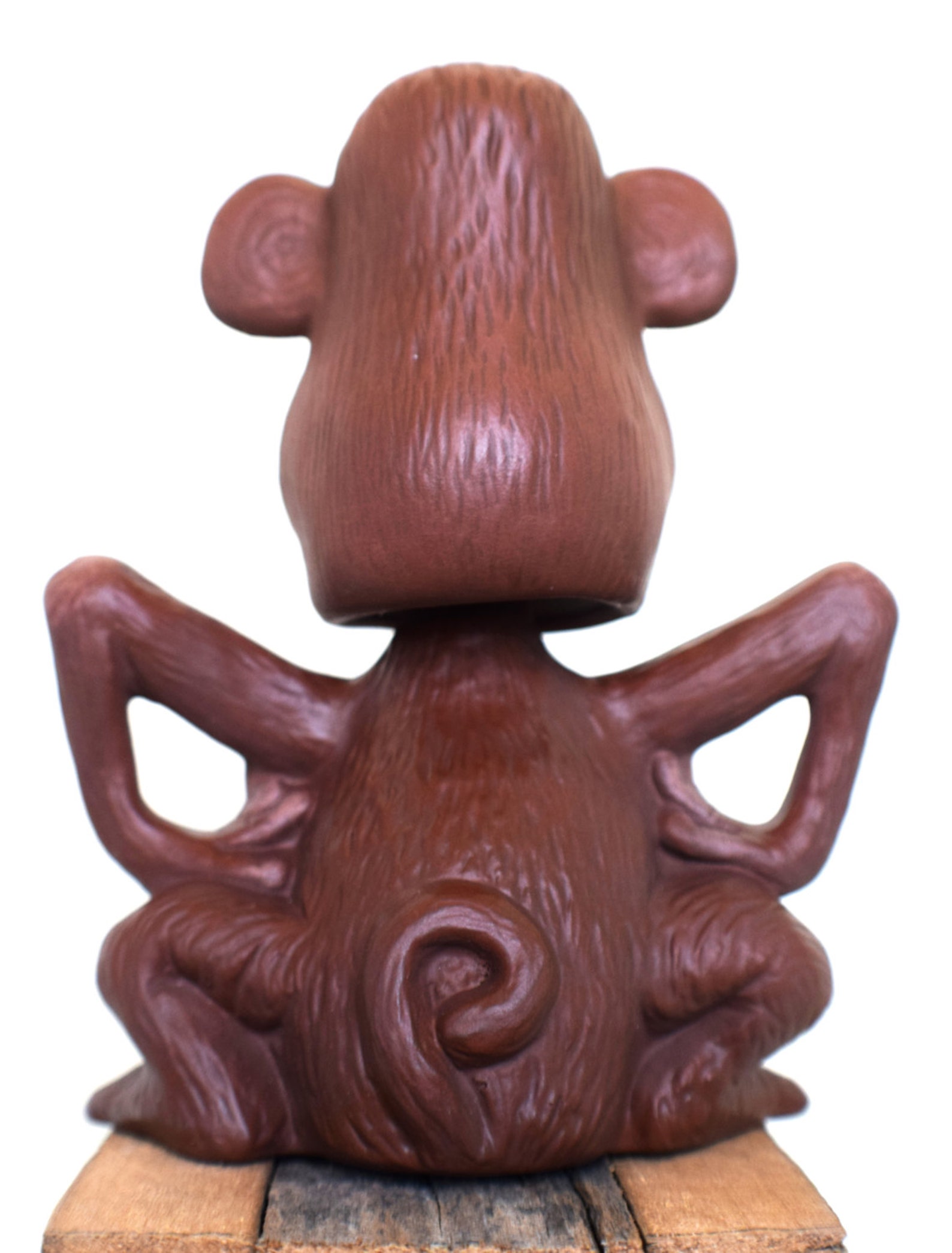 Monkey Bobble Head Ceramic Hand Painted Art Fine Art - Etsy