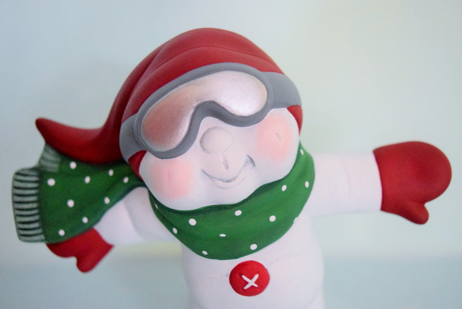 Snowboarding Snow Man - Etsy