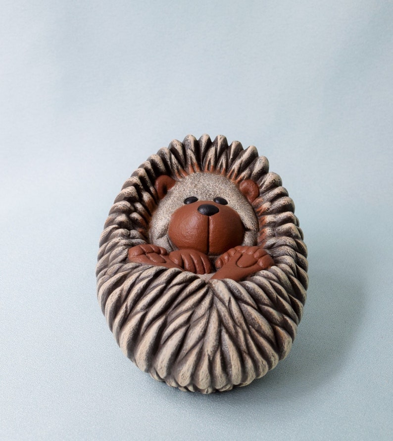 Ceramic Hedgehog - Yard Art - Cute Hedgehogs - Outdoor Decor - Hedgehog ...