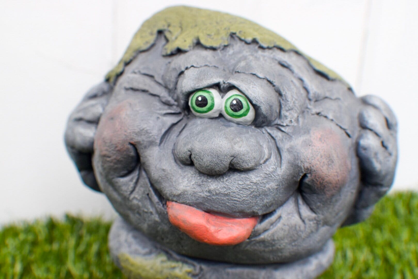 See No Evil Rock Face Funny Face Garden Stone Decor Yard - Etsy Australia