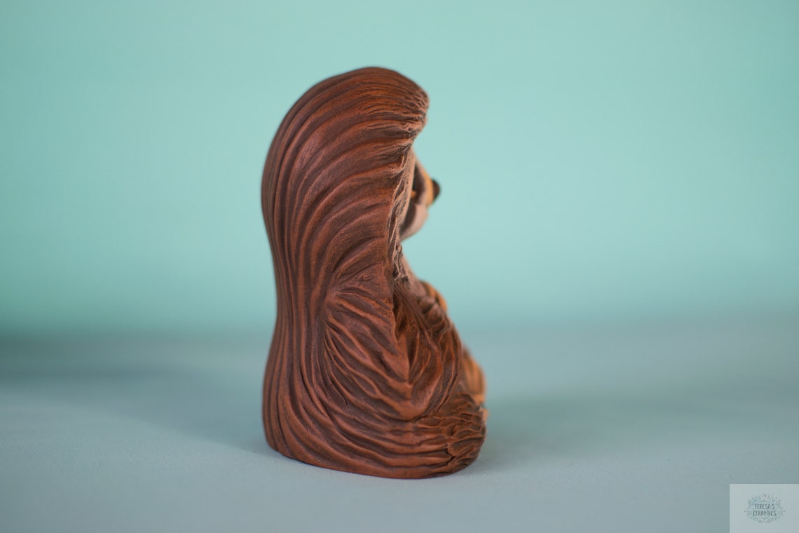 Small Garden Sloth Ceramic Garden Statue Sloth Yard Art | Etsy