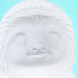 DIY Ceramic Sloth Garden Decor | Large Unpainted Bisque Pottery for ...