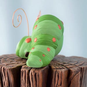 Ceramic Worm Garden Ornament: Cute Outdoor Yard Art Decor, Unique ...