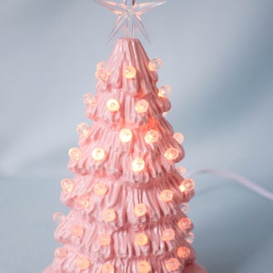 Mini Pink Christmas Tree - Etsy
