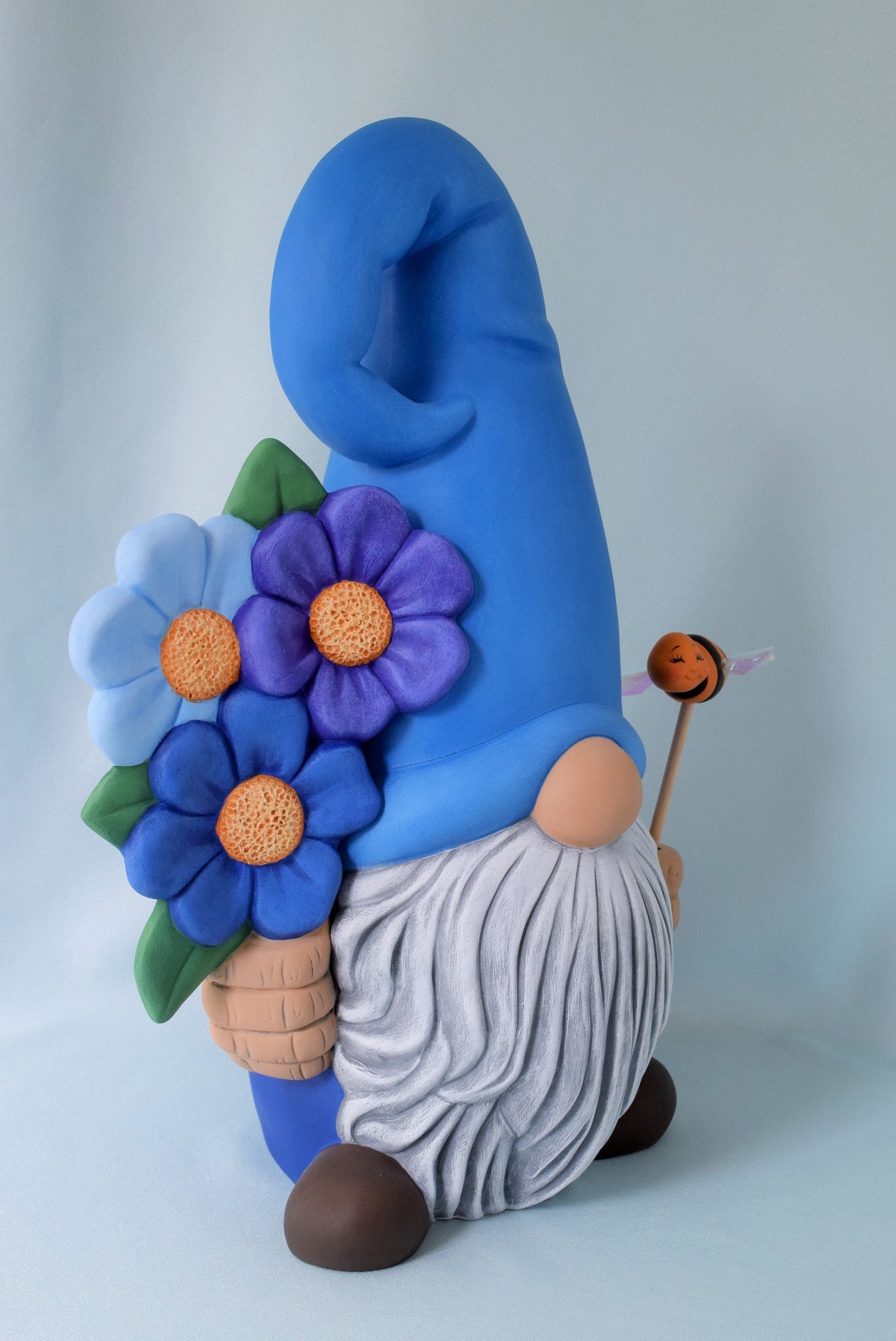 Large Garden Gnome - Gnome Statue - Woodland Gnome - Backyard Decor ...