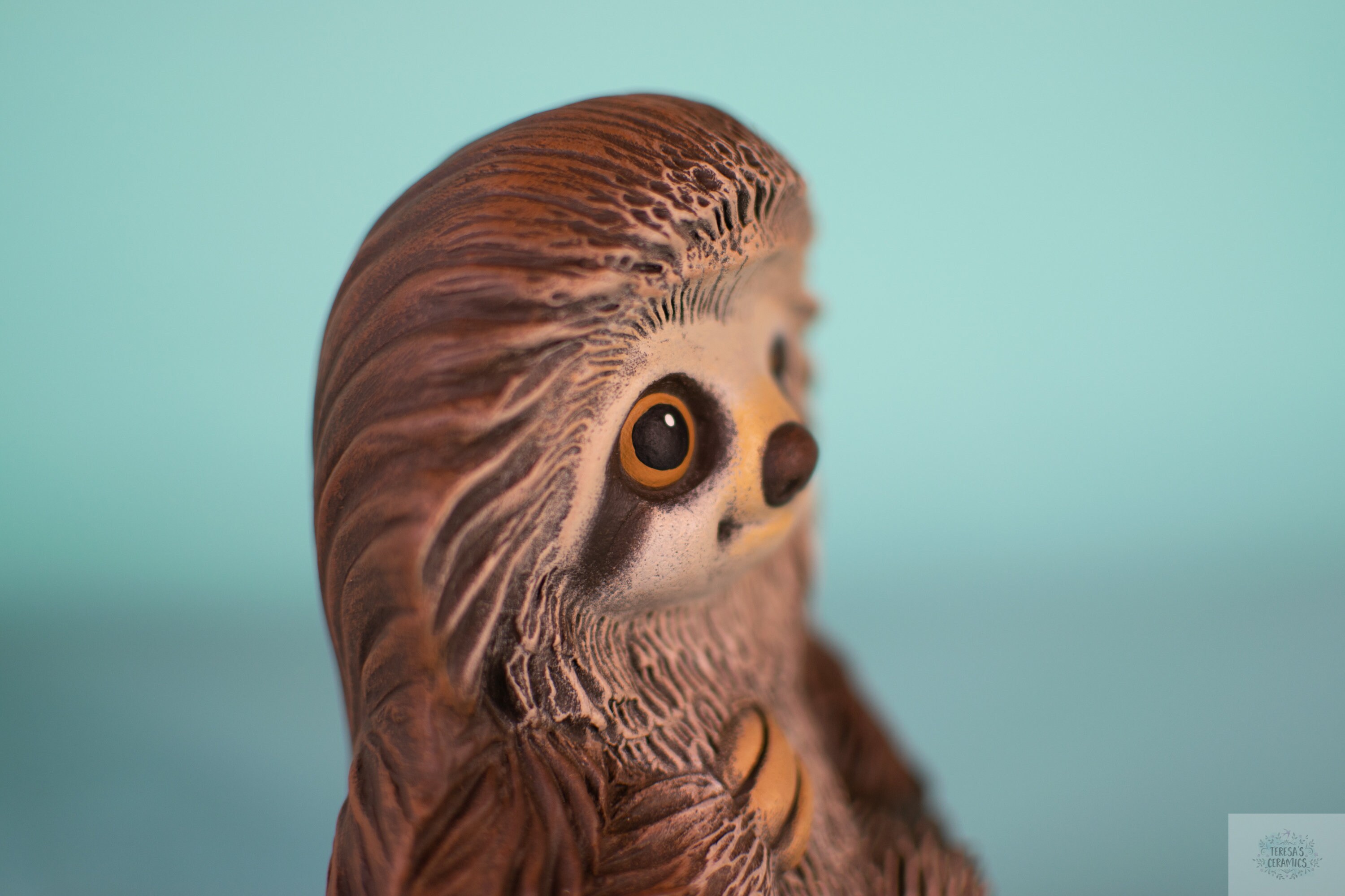 Small Garden Sloth Ceramic Garden Statue Sloth Yard Art | Etsy