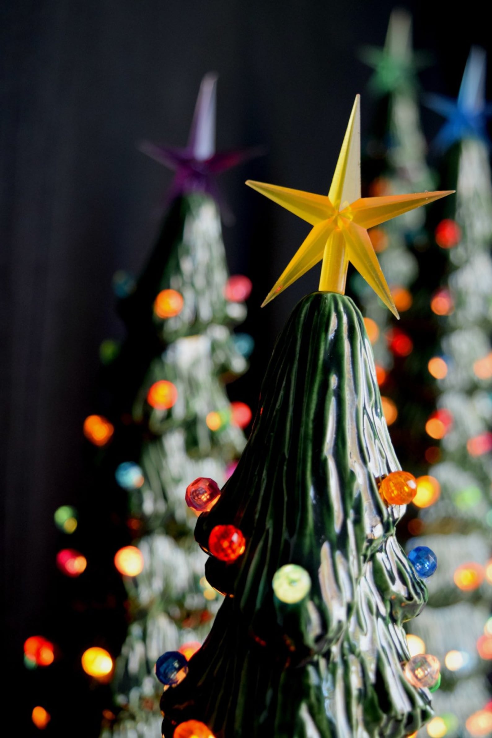 Slim Christmas Tree 16 Inches Tall - Vintage Christmas Décor ...