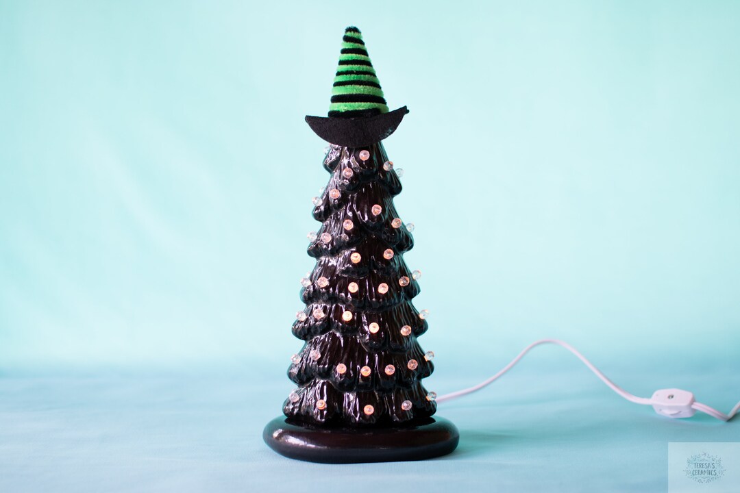 Mini Gothic Tree Halloween Witch Tree Black Holiday Decor - Etsy