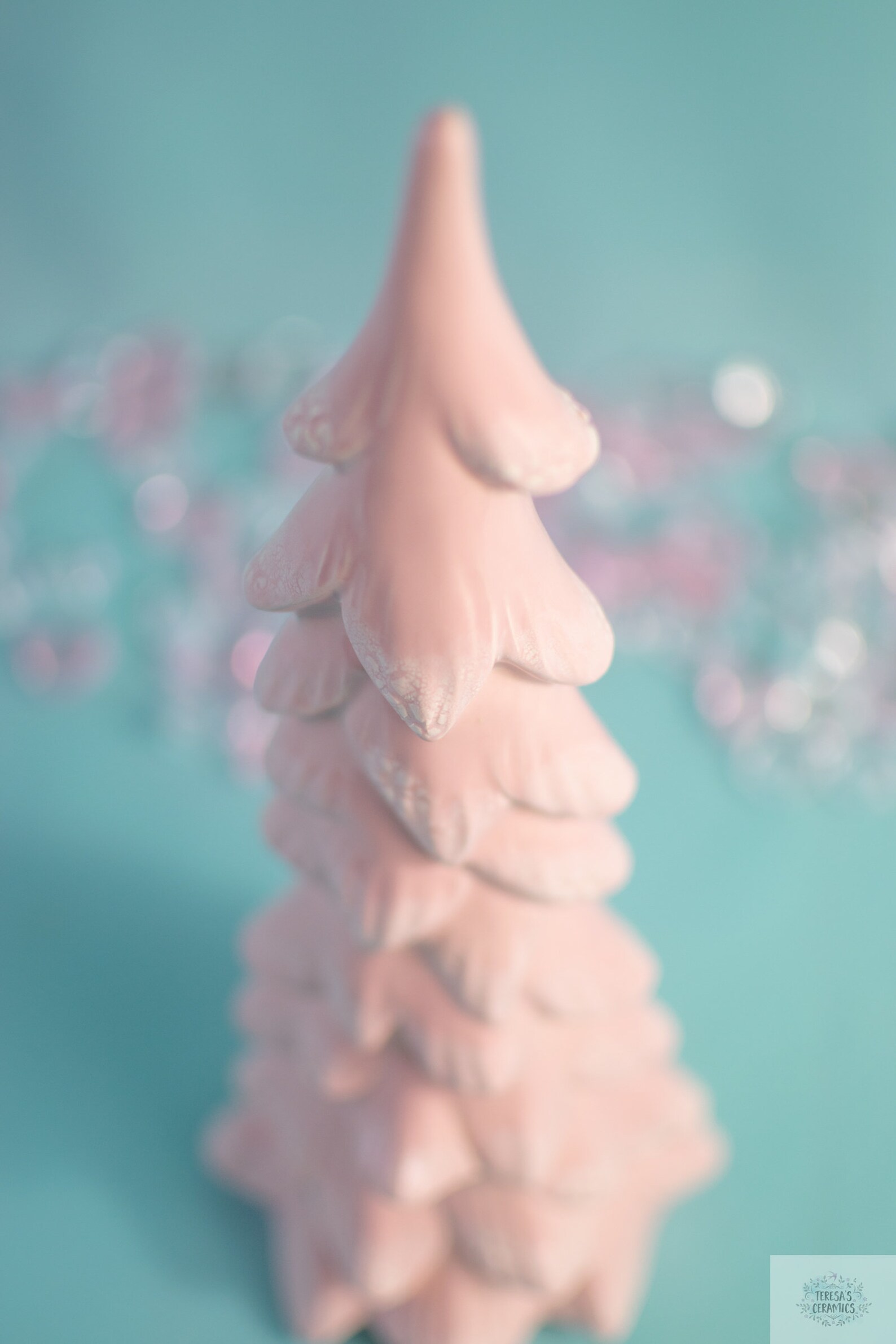 Valentine Winter Tree | Snowy Wispy Pine | Pretty Pink Pine - Etsy