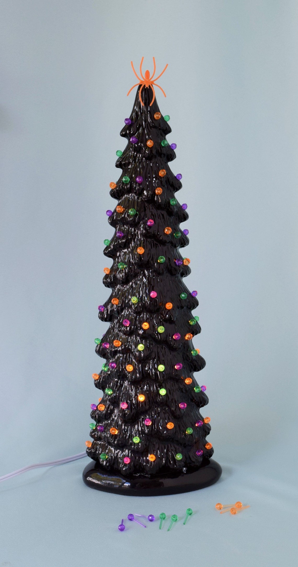 Ceramic Halloween Tree Fall Centerpiece Halloween Decor - Etsy