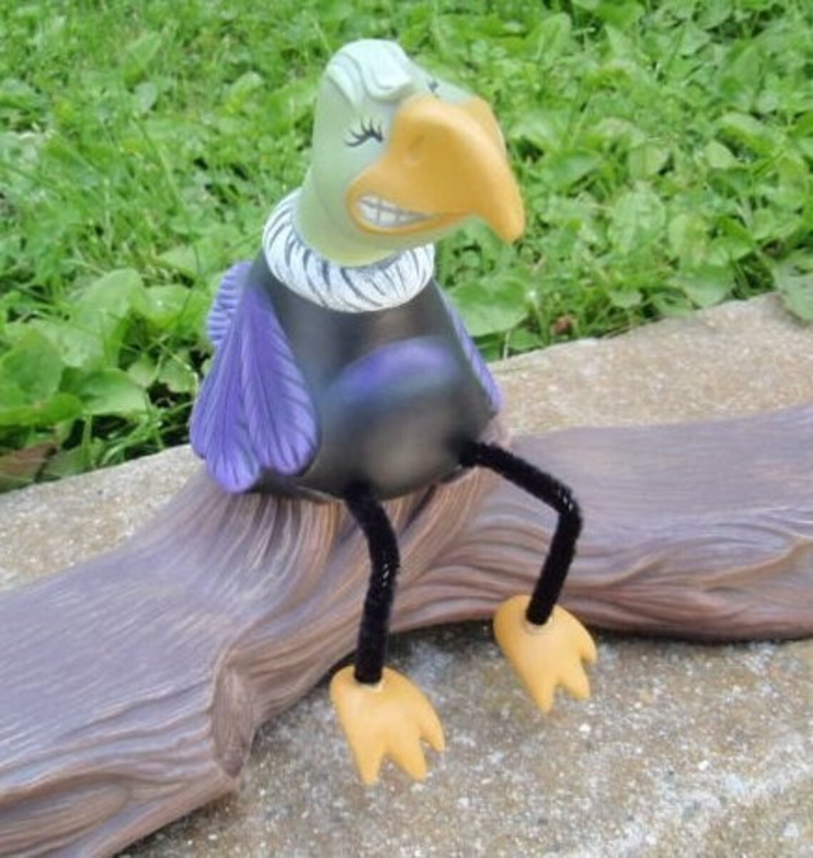 Ceramic Halloween decorations Buzzard Characters vultures | Etsy