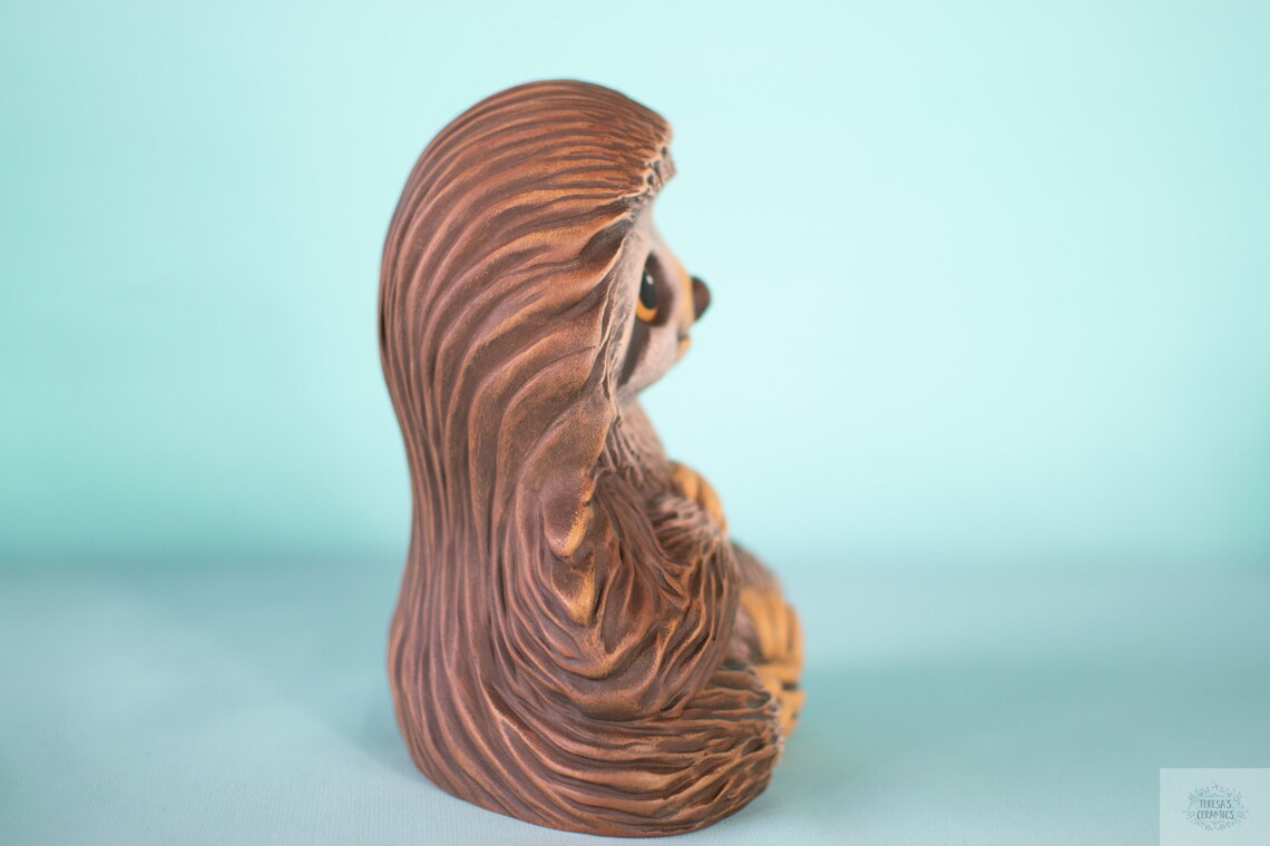 Medium Sized Sloth Ceramic Garden Sloth Sloth Yard Decor | Etsy