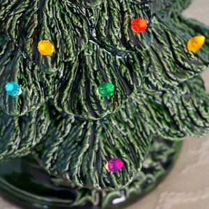 Vintage Style Lighted Christmas Tree - 16 Inch - Bisque Christmas Tree ...