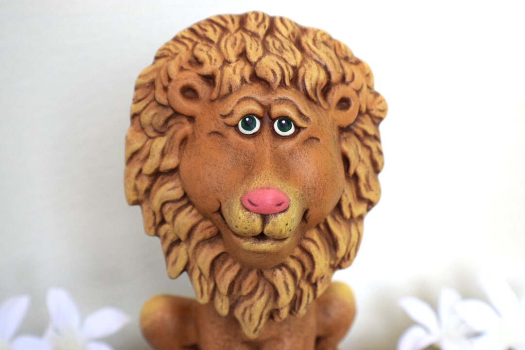 Lion Bobble Head | King of the Lions Nursery Decor | Lion Party Baby ...