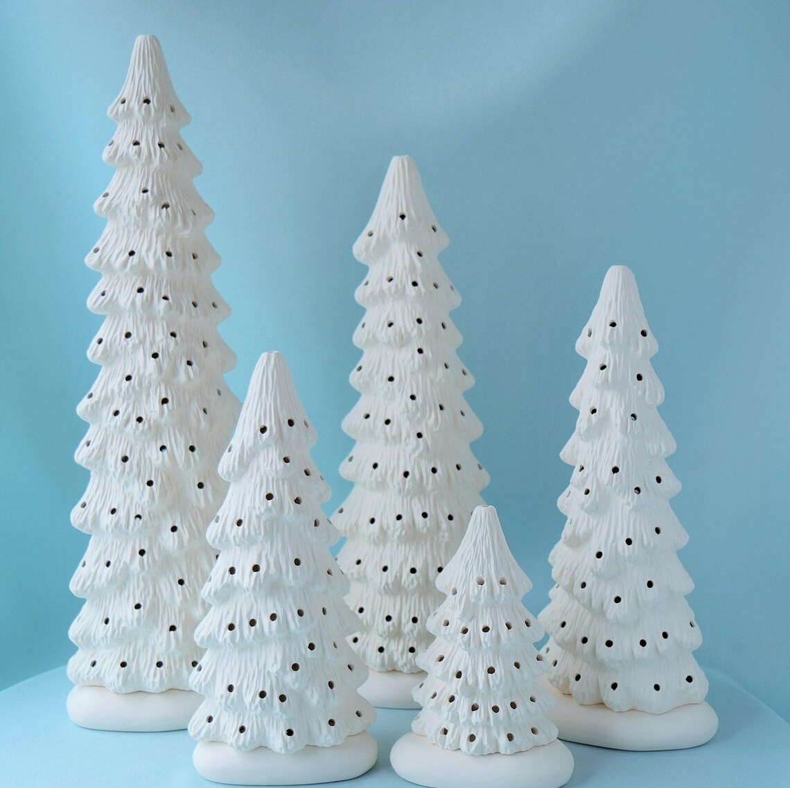 Slim Christmas Tree 16 Inches Tall - Vintage Christmas Décor ...