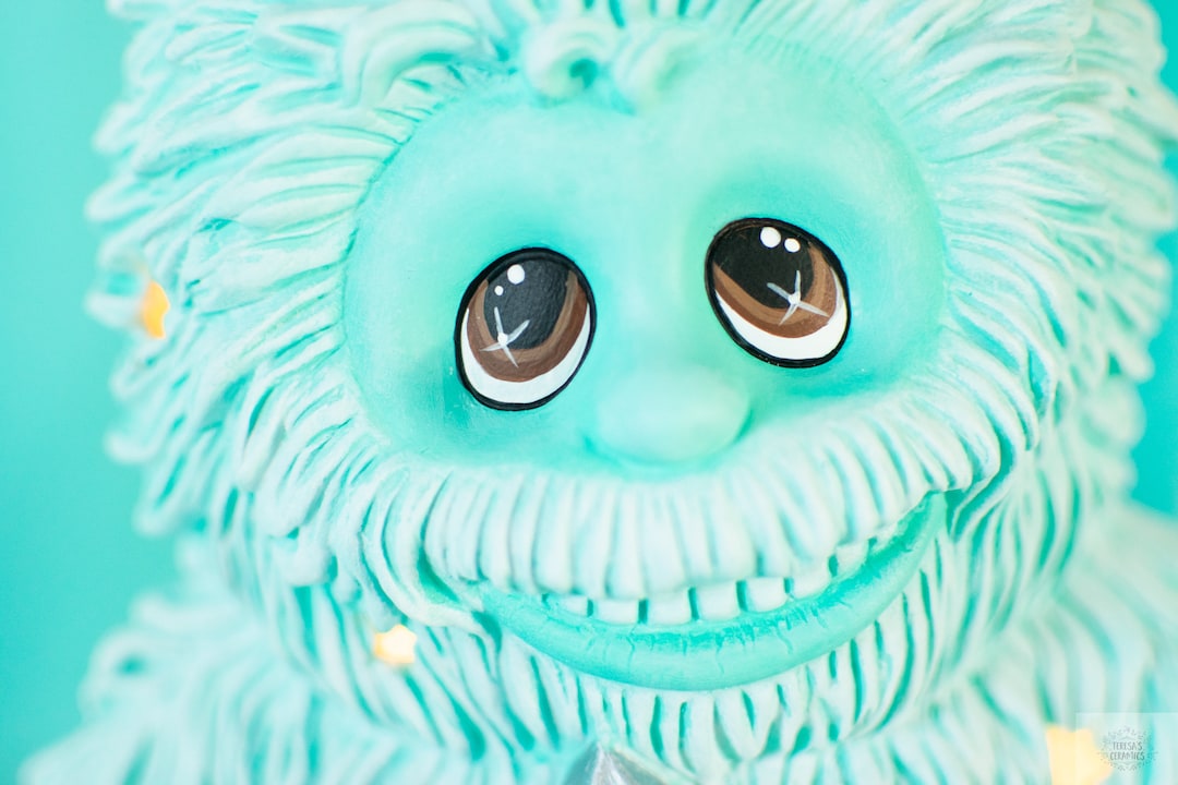 Large Yeti Lamp | Snowy Night Light - Etsy