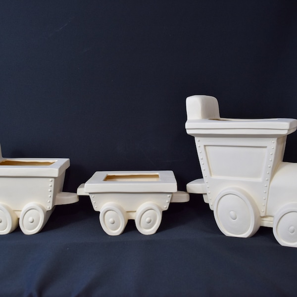 Ceramic Train Set - Etsy