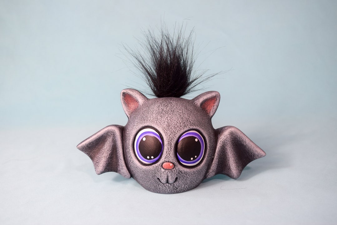 Cute and Fuzzy Halloween Bat | Clay Magic | Medium Sized |fall and ...