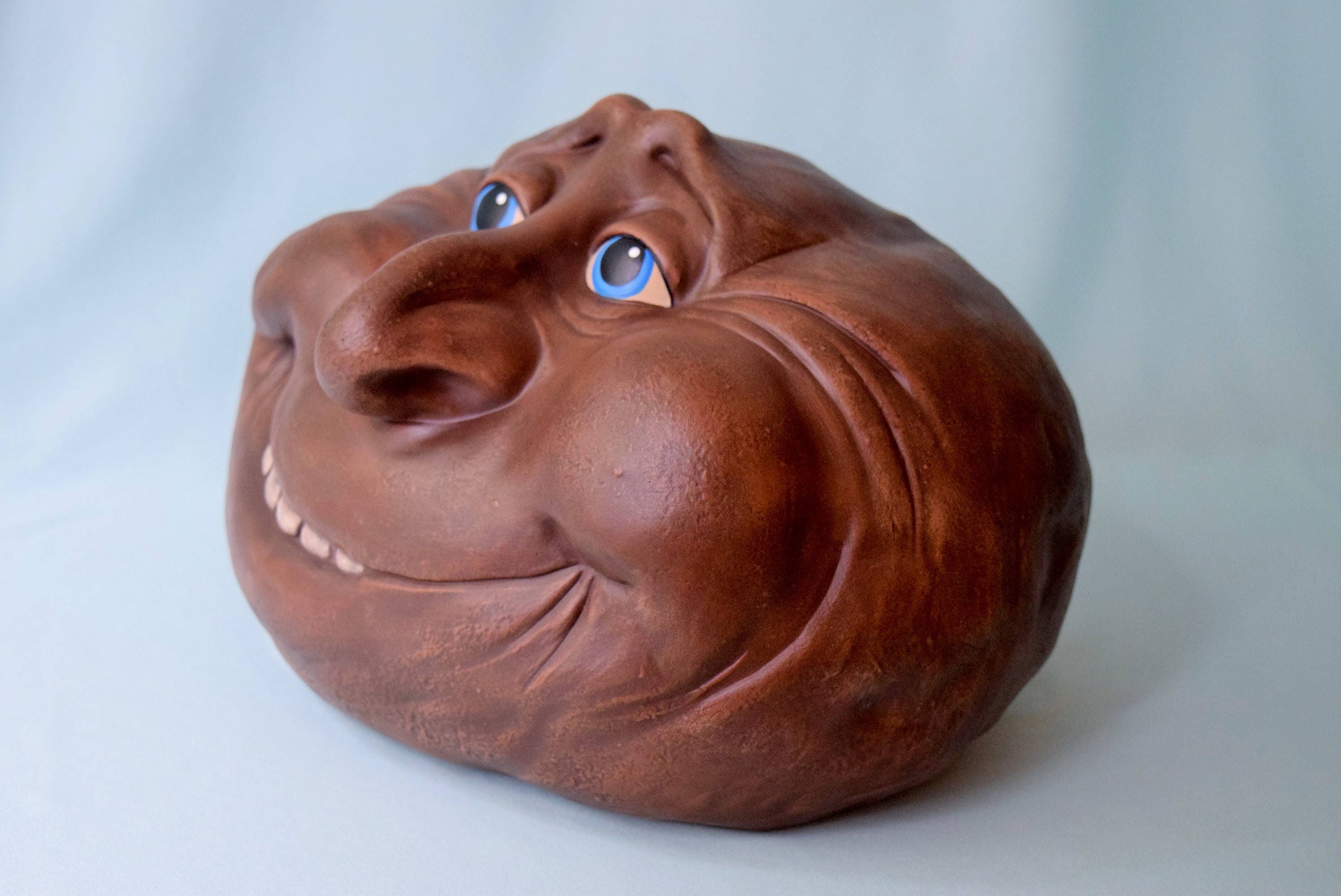 Large Rock Face Ceramic Yard Art - Etsy