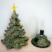 Vintage Style Lighted Christmas Tree - 16 Inch - Bisque Christmas Tree ...