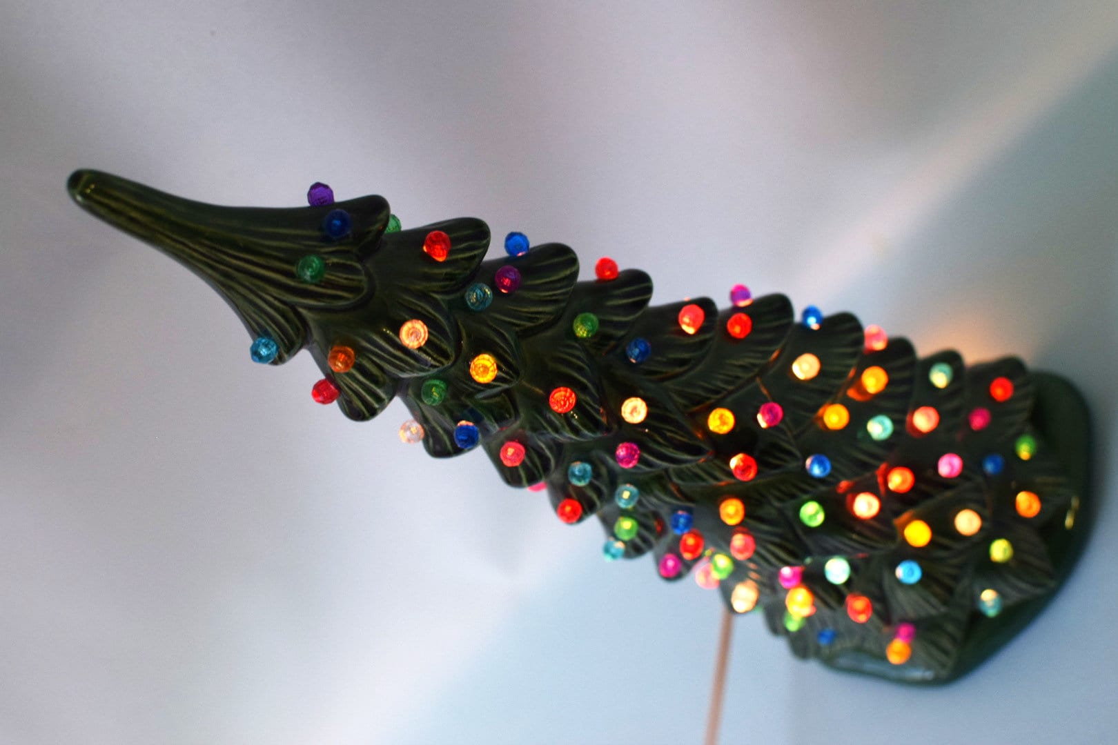 Multicolored Christmas Tree | Wispy Pine Style | Ceramic Light - Etsy