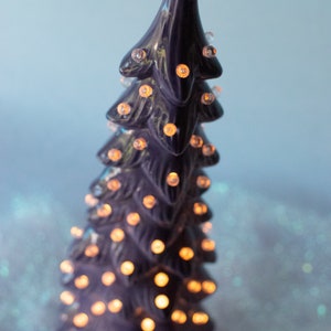 Modern Ceramic Christmas Tree | Wispy Pine Style |pink or Purple With ...