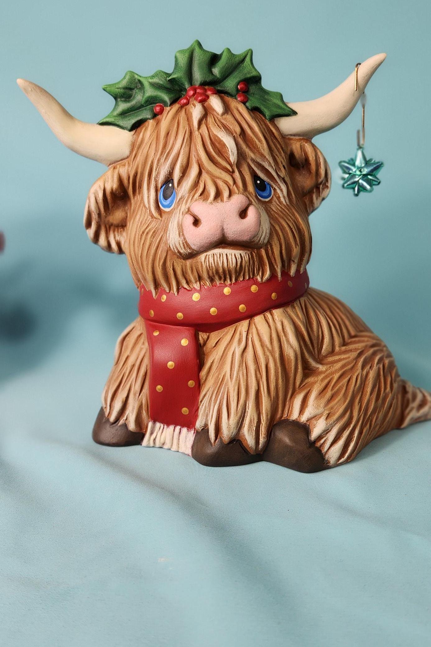 Beautiful Highland Christmas Cows - Etsy